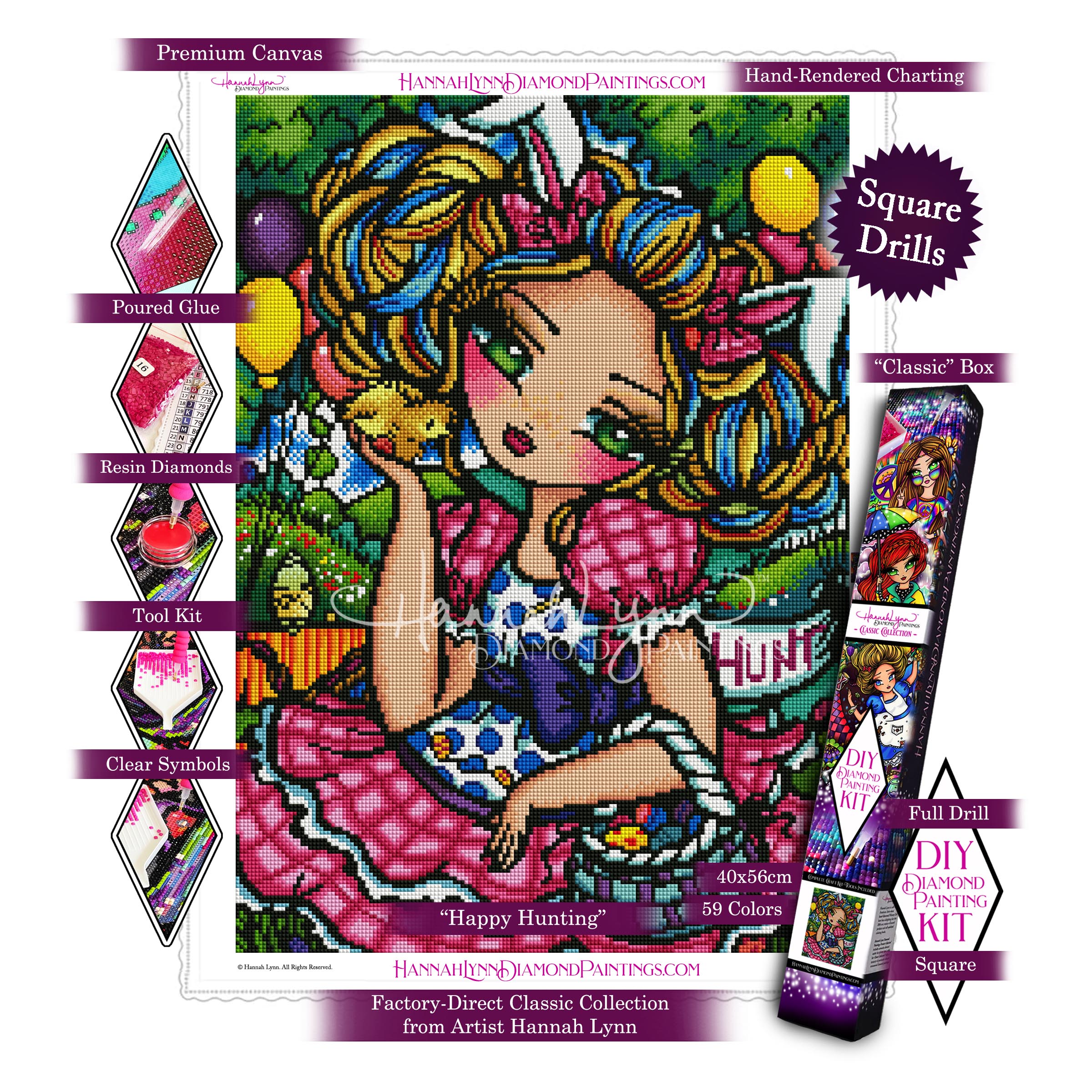 Happy Hunting-Hannah Lynn Classic Collection™ (Square or Round ...